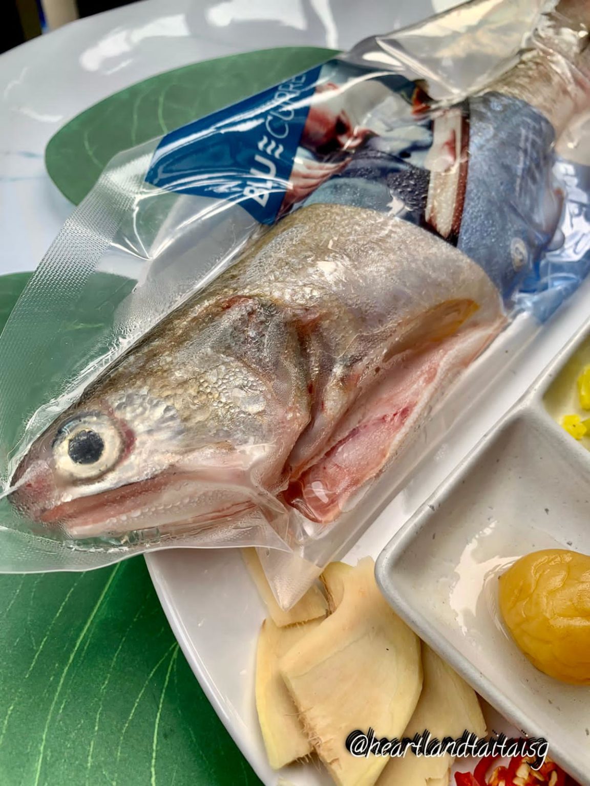 Teochew Steamed fish - BluCurrent Singapore