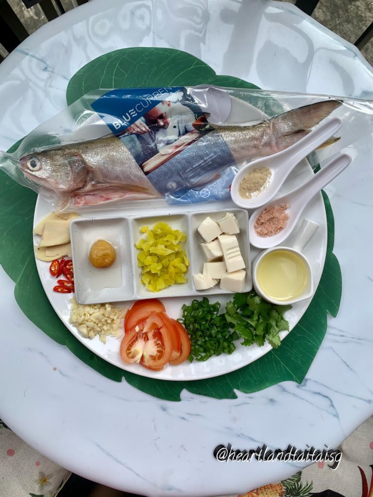 Teochew Steamed fish - BluCurrent Singapore